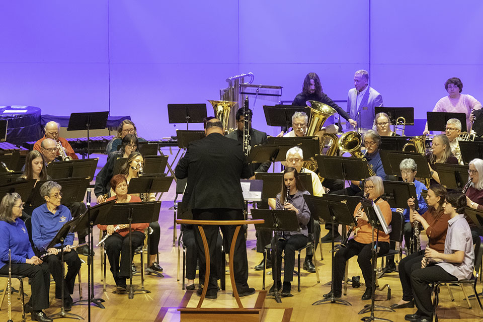 Concert Band performs with community at Coe College – Kirkwood Communiqué