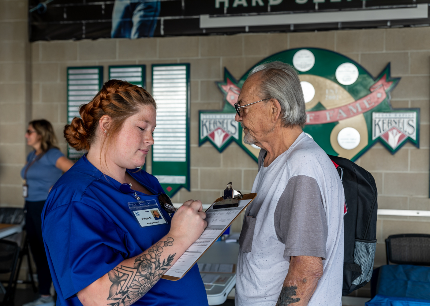 Student nurses volunteer at Stand Down – Kirkwood Communiqué